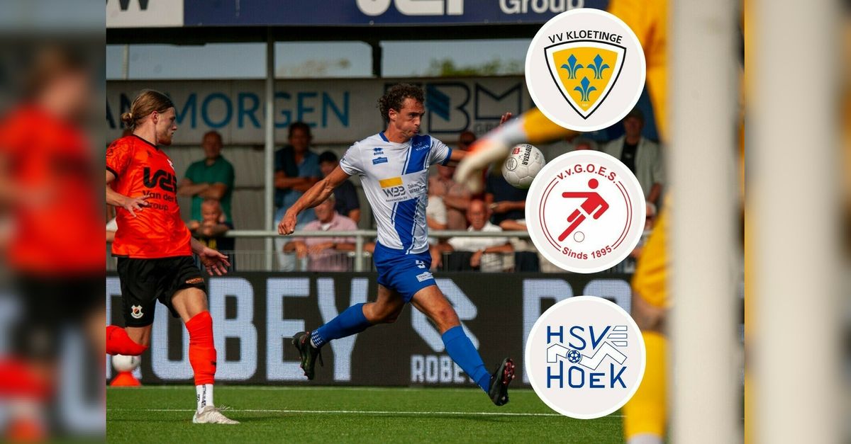 Lees terug: Kloetinge en GOES winnen, duel Hoek al vroeg gestaakt ...