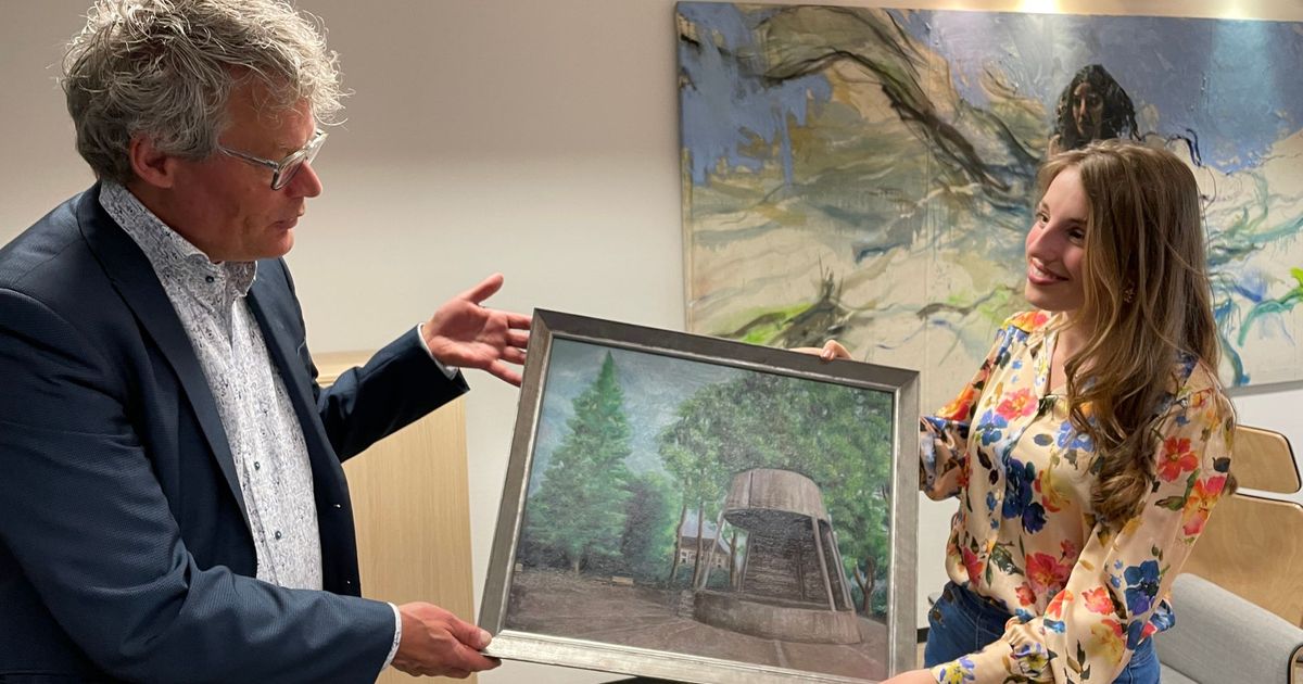 Schilderwerk van jong talent Fleur Stebis in Asser stadscollectie - RTV ...