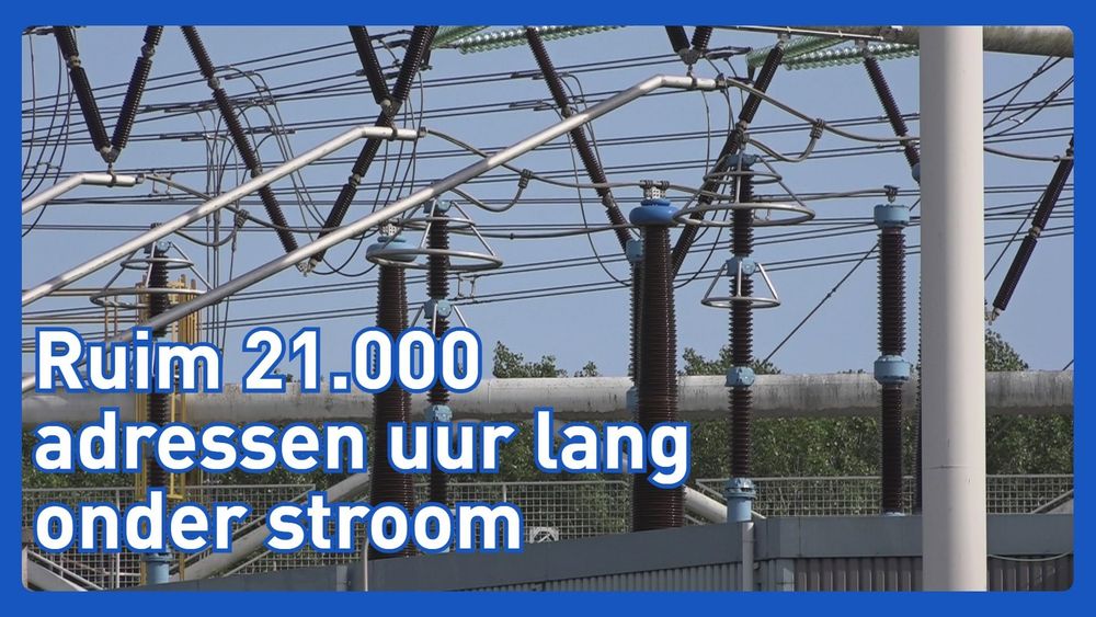Grote stroomstoring veroorzaakt door werkzaamheden aan hoogspanningsstation Meeden - RTV Noord