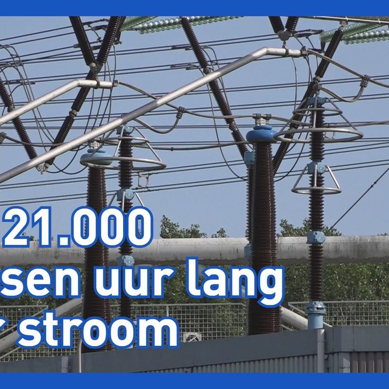 Grote stroomstoring veroorzaakt door werkzaamheden aan hoogspanningsstation Meeden - RTV Noord