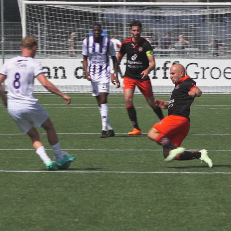 Nick Coster (ex-ADO) is op het veld nog steeds de gifkikker van weleer ...