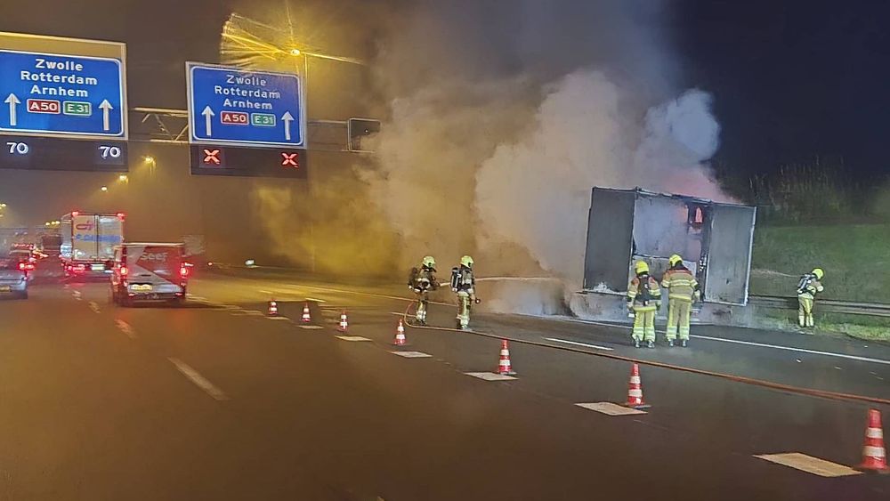 Files door ongevallen en vrachtwagenbrand - Omroep Gelderland