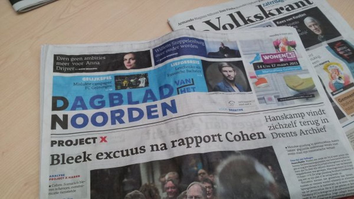 Grote onrust onder personeel noordelijke dagbladen - RTV Drenthe