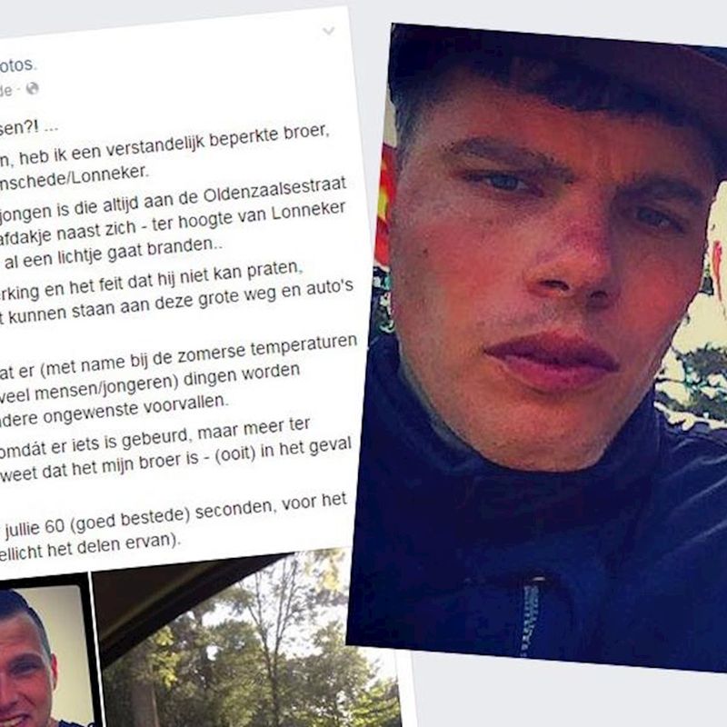 Autistische Kevin uit Enschede dankzij Facebook nu een bekendheid - Oost
