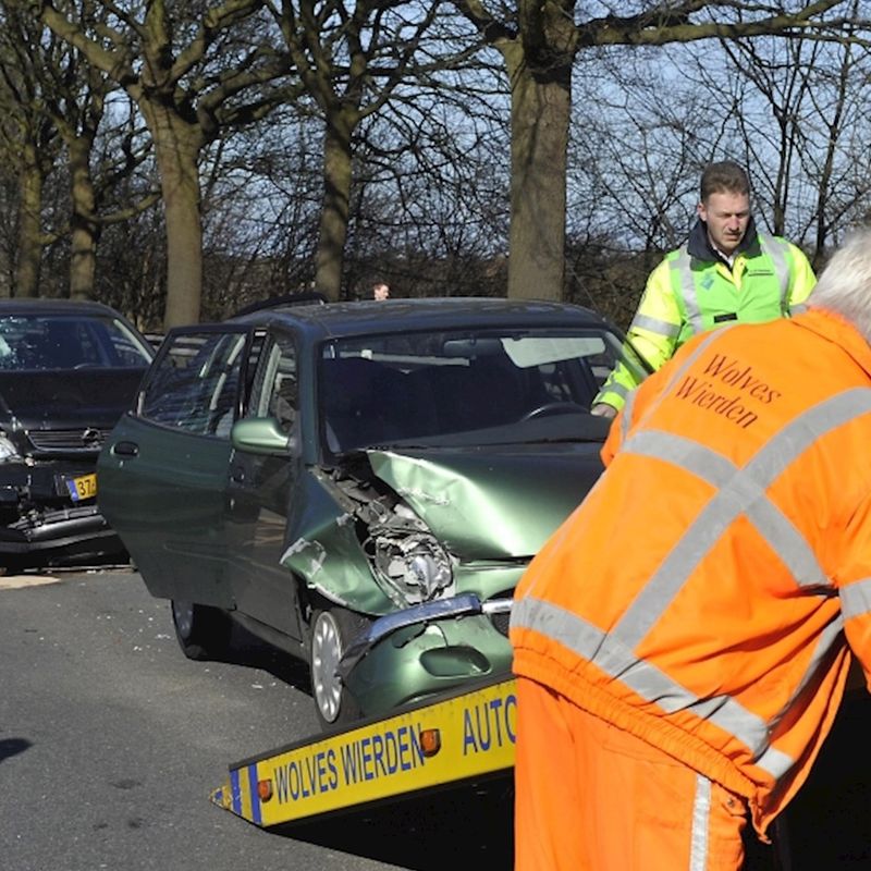 N35 even dicht door ongeluk - Oost
