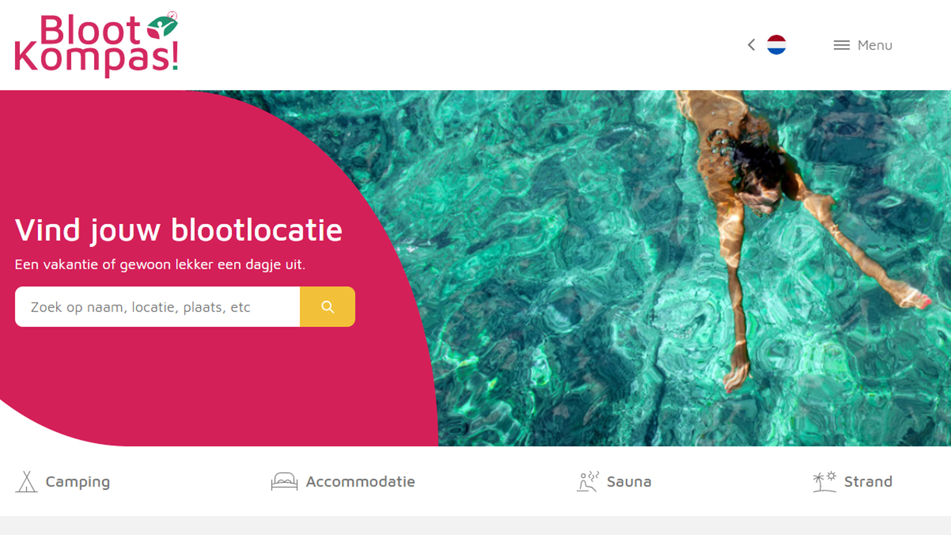 Blootkompas geeft overzicht van locaties voor naaktrecreatie - RTV Utrecht