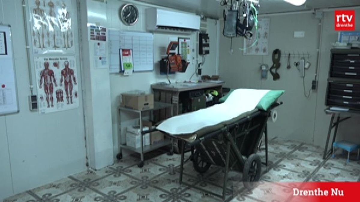 Medische post op het trainingskamp in Atrush - RTV Drenthe