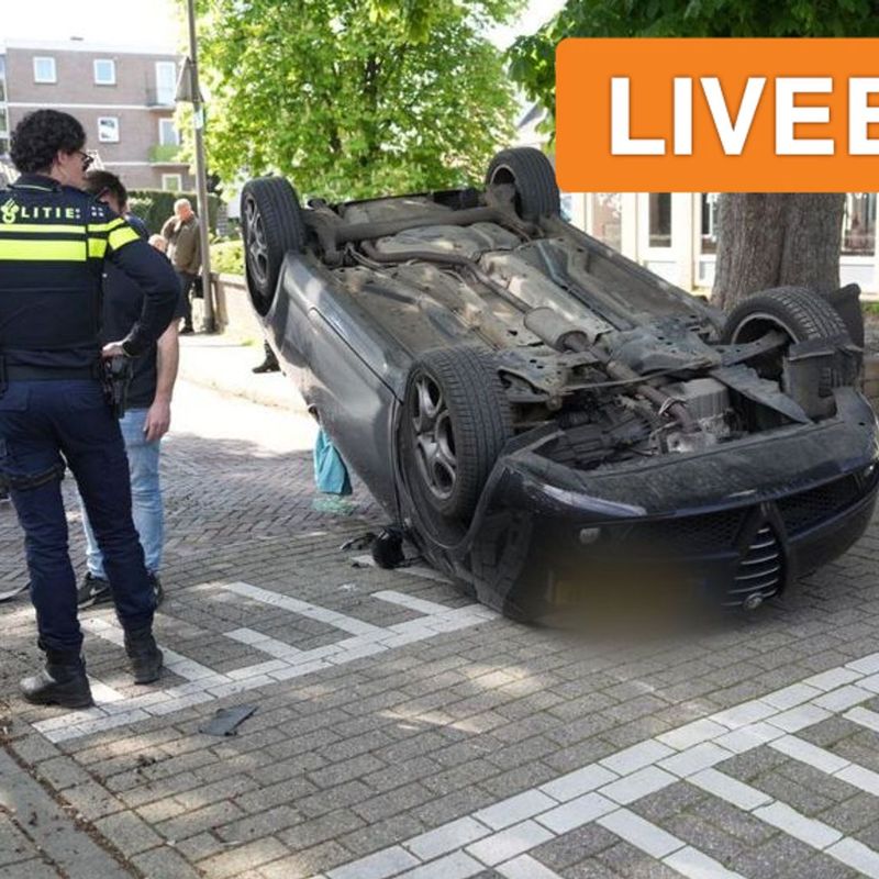 Auto op de kop • Achterhoeker opgepakt - Omroep Gelderland