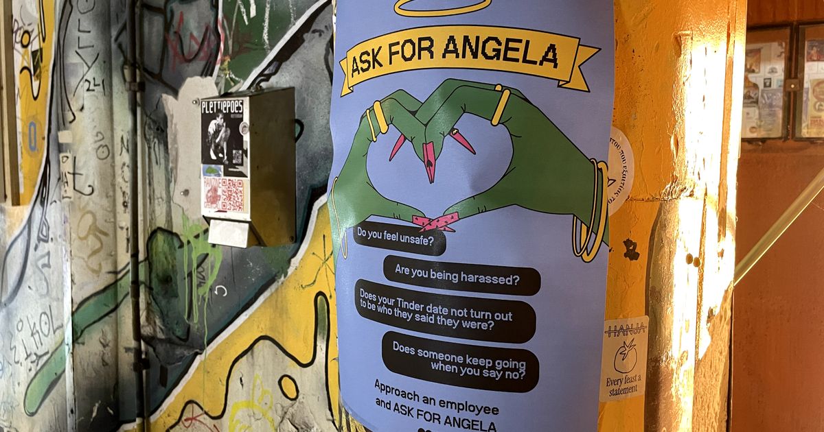 Met een codewoord om hulp vragen aan de bar? 'Gewoon met je poten van ...