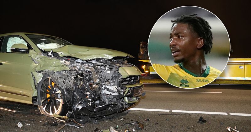 Oud-profvoetballer Elia crasht met Lamborghini op A4: 'Verkeer voor me stond ineens stil ...