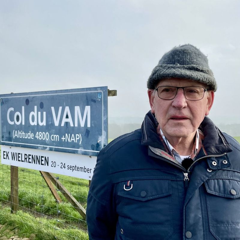 3500 keer de Col du VAM: Dirk Dolfing beklimt de berg iedere dag - RTV Drenthe