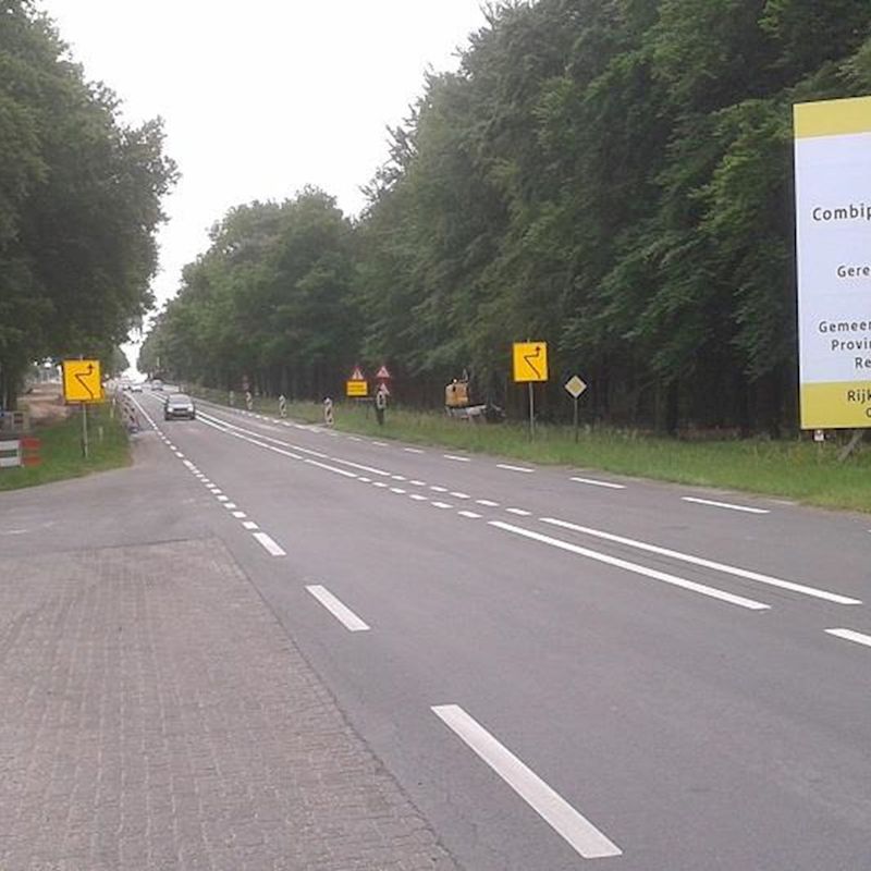 Eerste stukje nieuwe N35 bij Nijverdal klaar - Oost