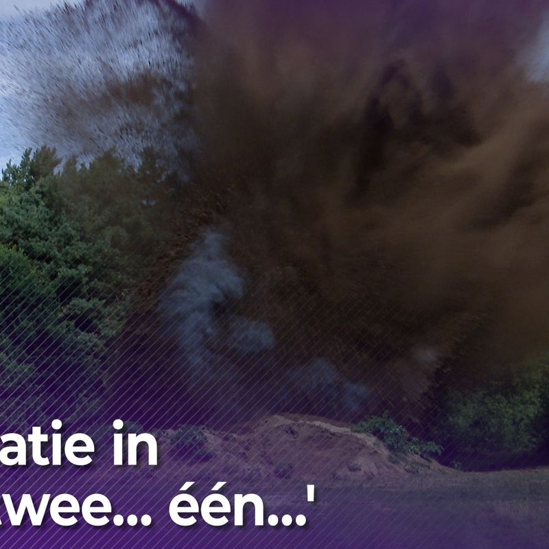 Gevonden granaten tot ontploffing gebracht - Omroep Gelderland