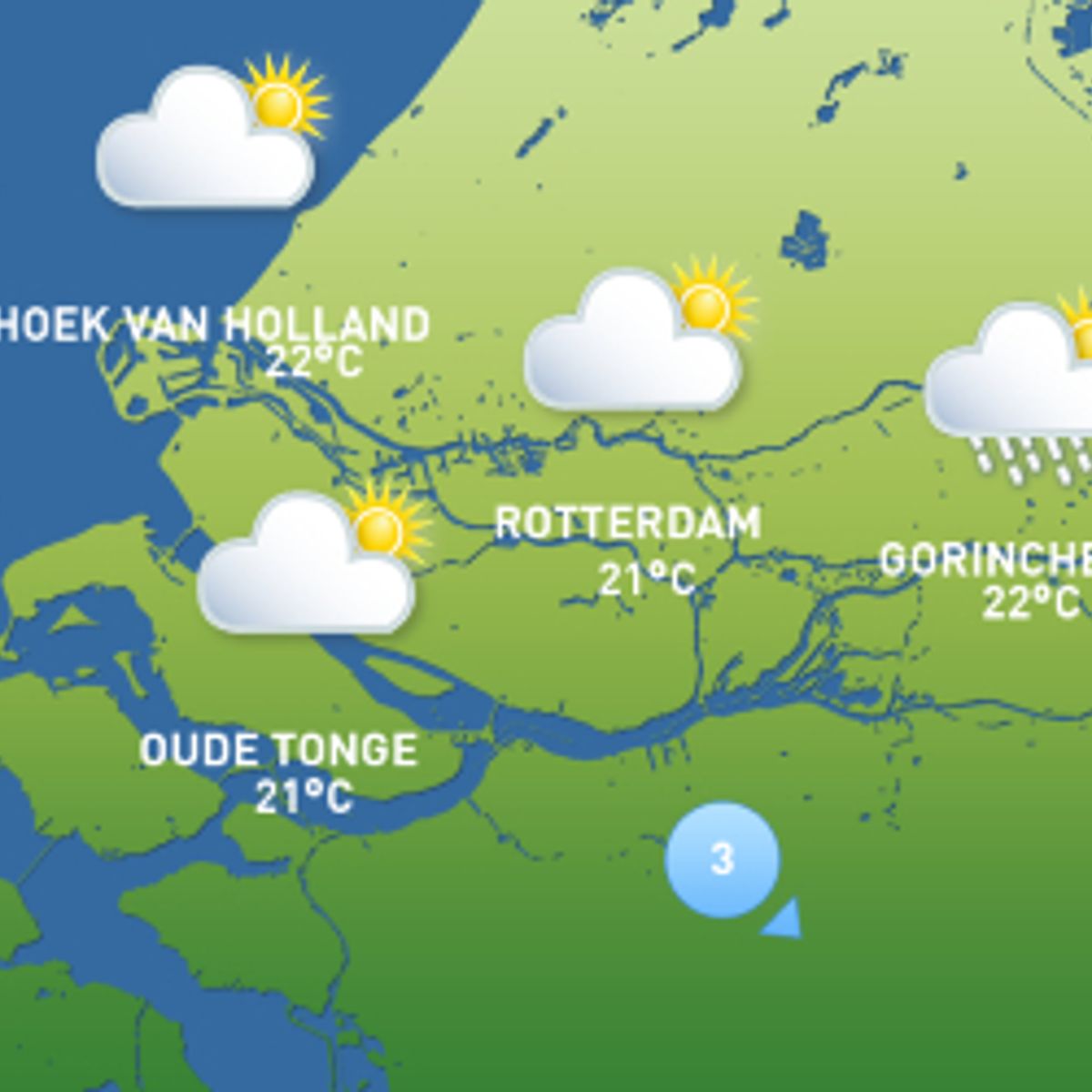 Het weer van vandaag: gematigd zomerweer - Rijnmond