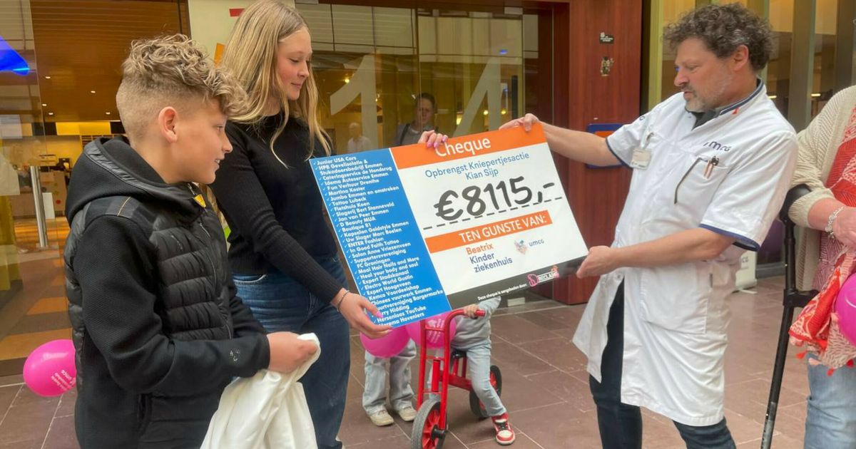 Kian en familie bakken en verkopen 20.000 knieperties, opbrengst naar ...