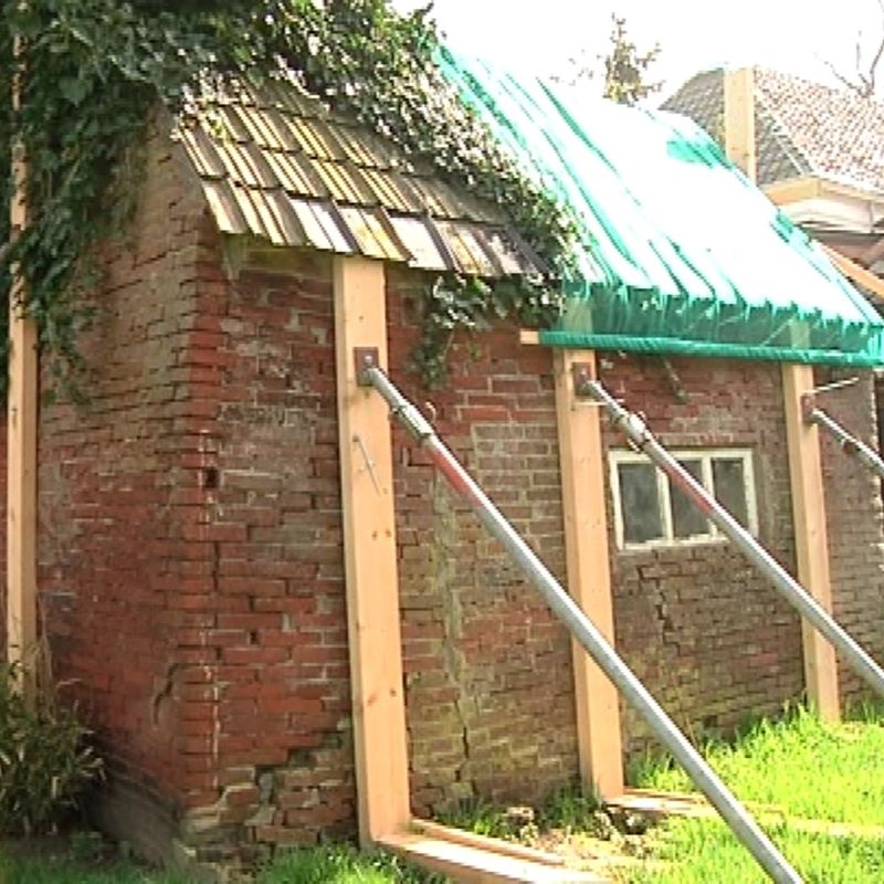Deel huizen bevingsgebied uit de stutten - RTV Noord