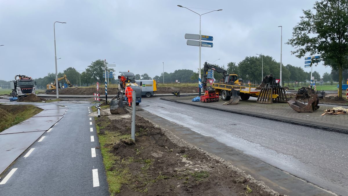 Nog even volhouden, na vrijdag wordt de omleiding voor de N348 tussen ...