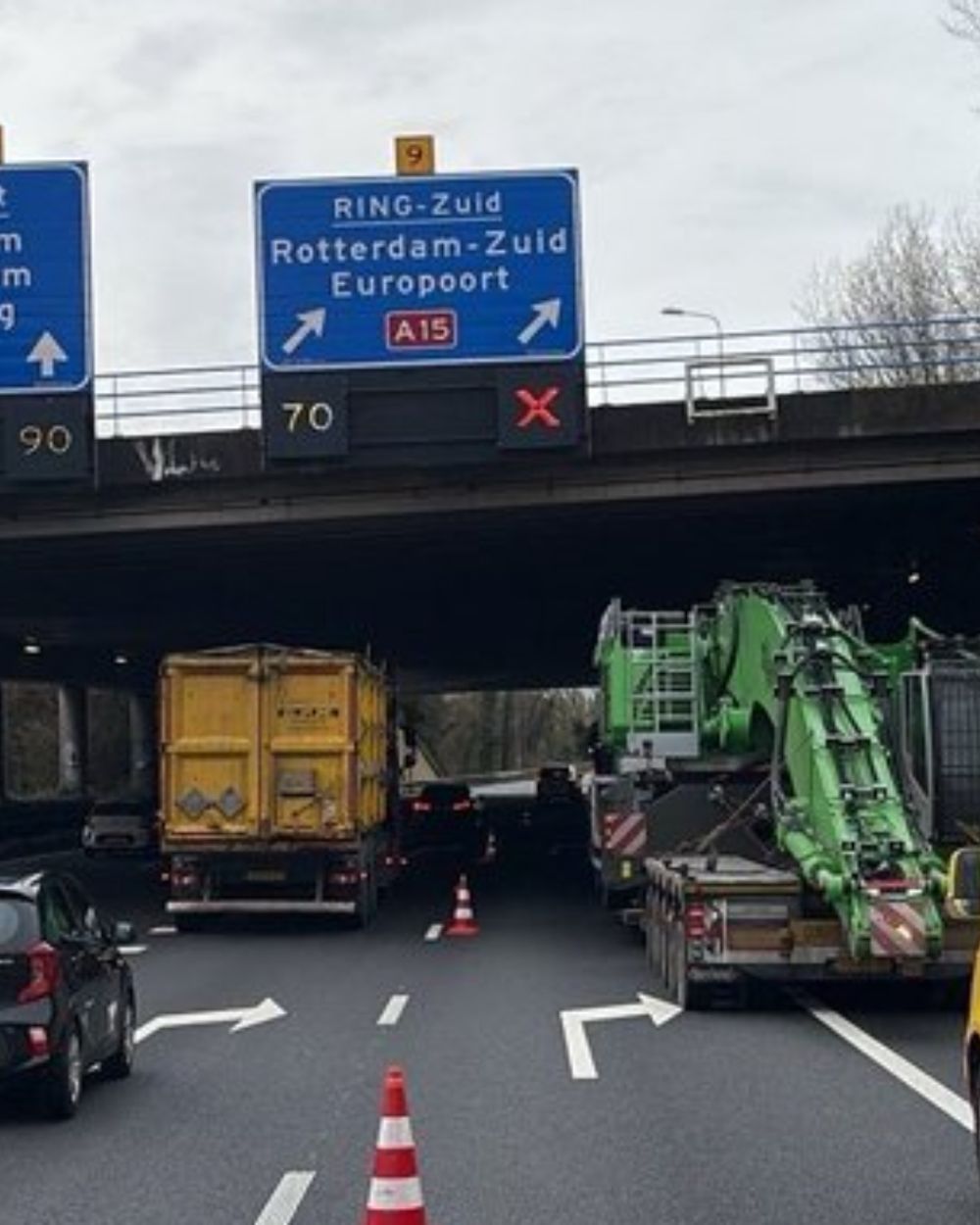 Extra drukte in avondspits door pechgevallen op snelwegen in regio ...