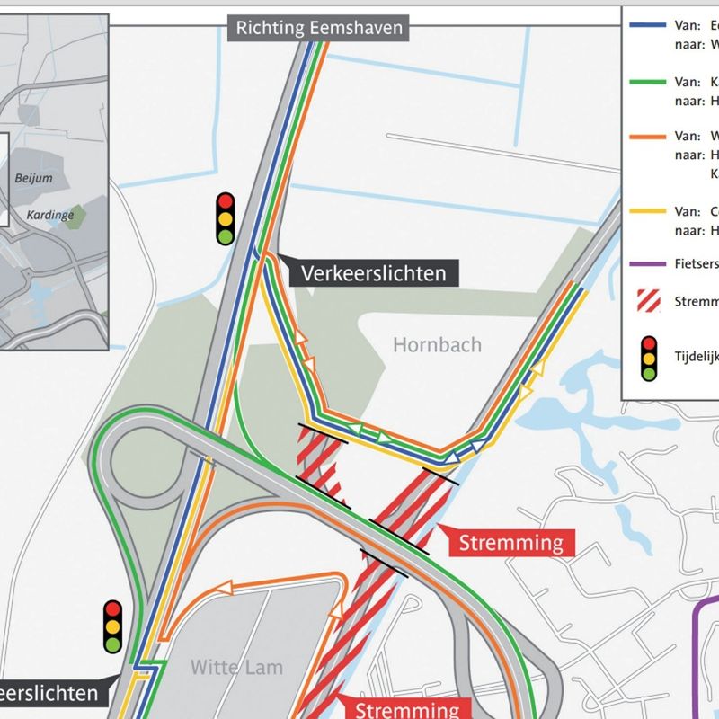 Grootschalige wegwerkzaamheden ringweg Stad - RTV Noord