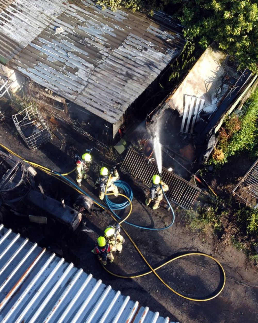 Bosbrand • tractor in brand - Omroep Gelderland
