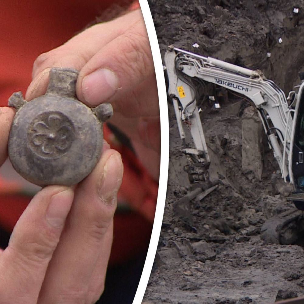 Archeologen Pluizen Elke Centimeter Naast De Markthal Uit En Vinden Een