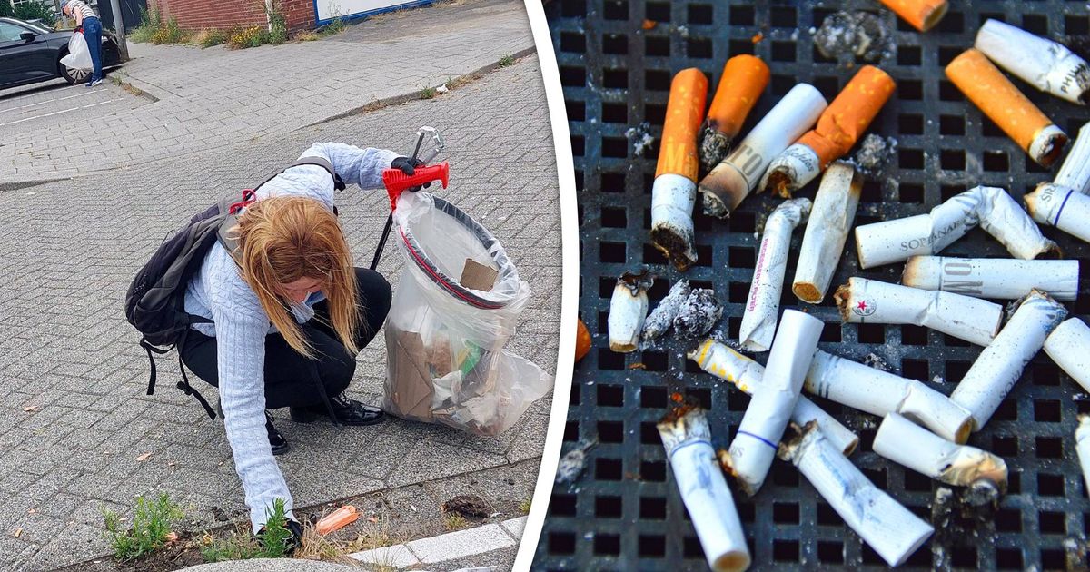 Dik 25.000 peuken van straat gehaald op één dag: 'Enorme hoeveelheid ...