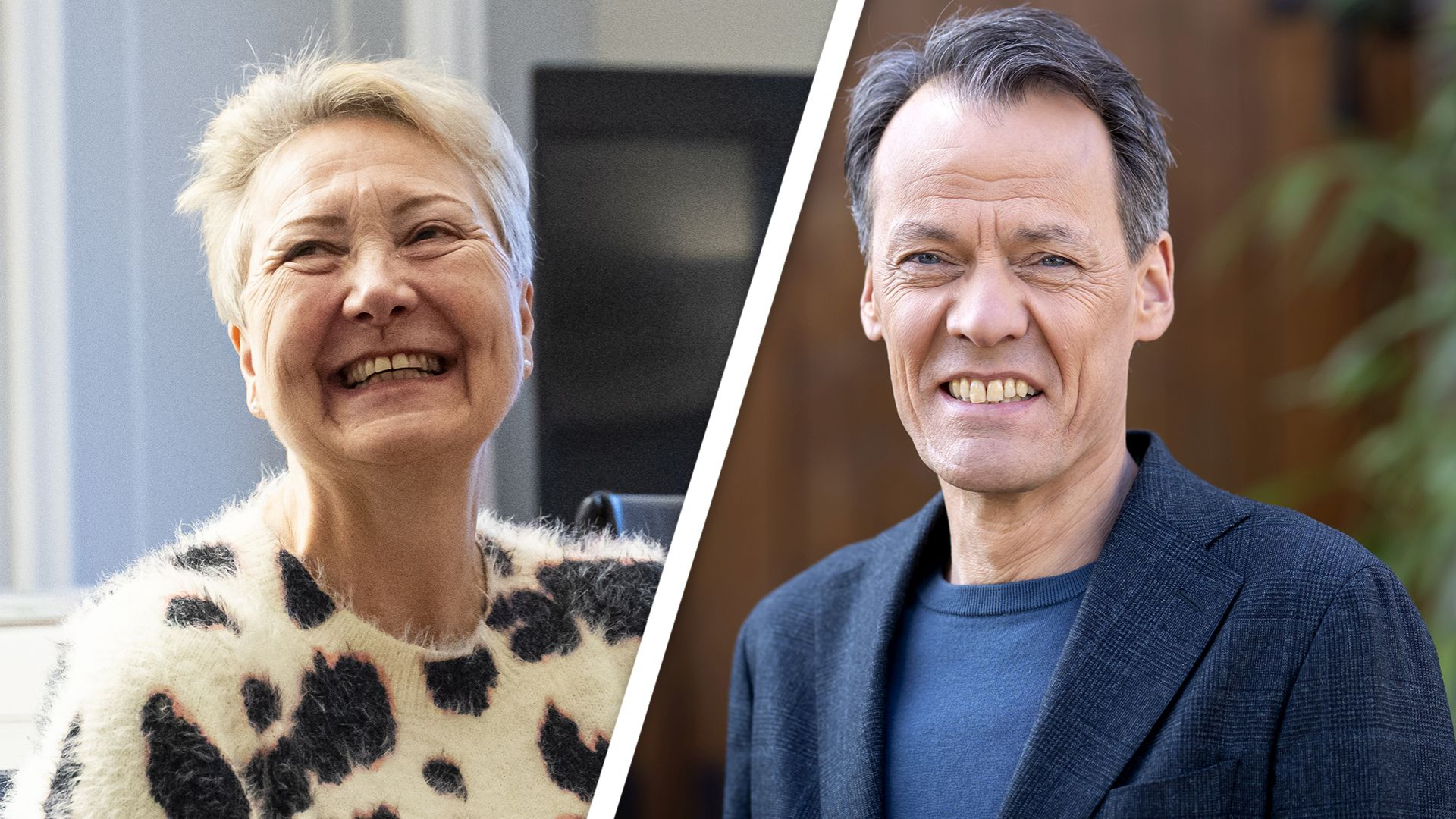 Politici Corrie van Brenk (50Plus) en Tijs van den Brink (CDA ...