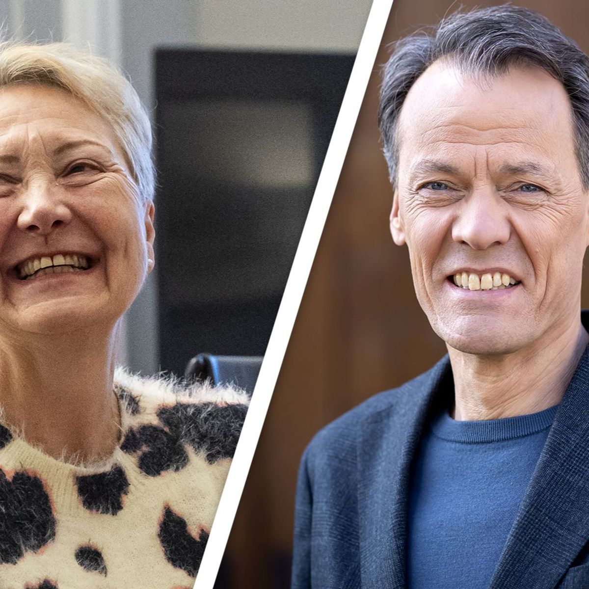 Politici Corrie van Brenk (50Plus) en Tijs van den Brink (CDA ...