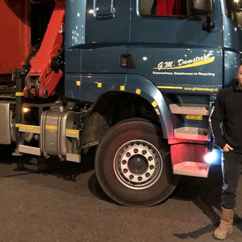 Ook Leon uit Oud-Alblas onderweg naar Malieveld - Rijnmond