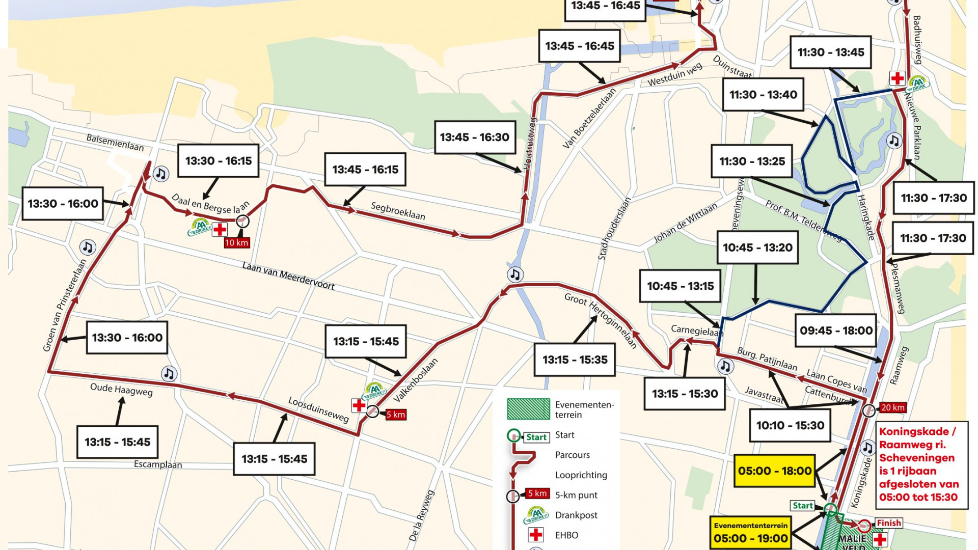 Routes, starttijden en wegafsluitingen: alles wat je moet weten over ...