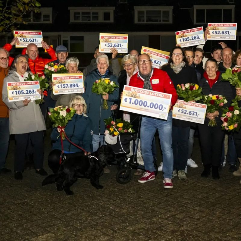Prijs Postcode Loterij van 1 miljoen euro gevallen in straat: 'Wat ...