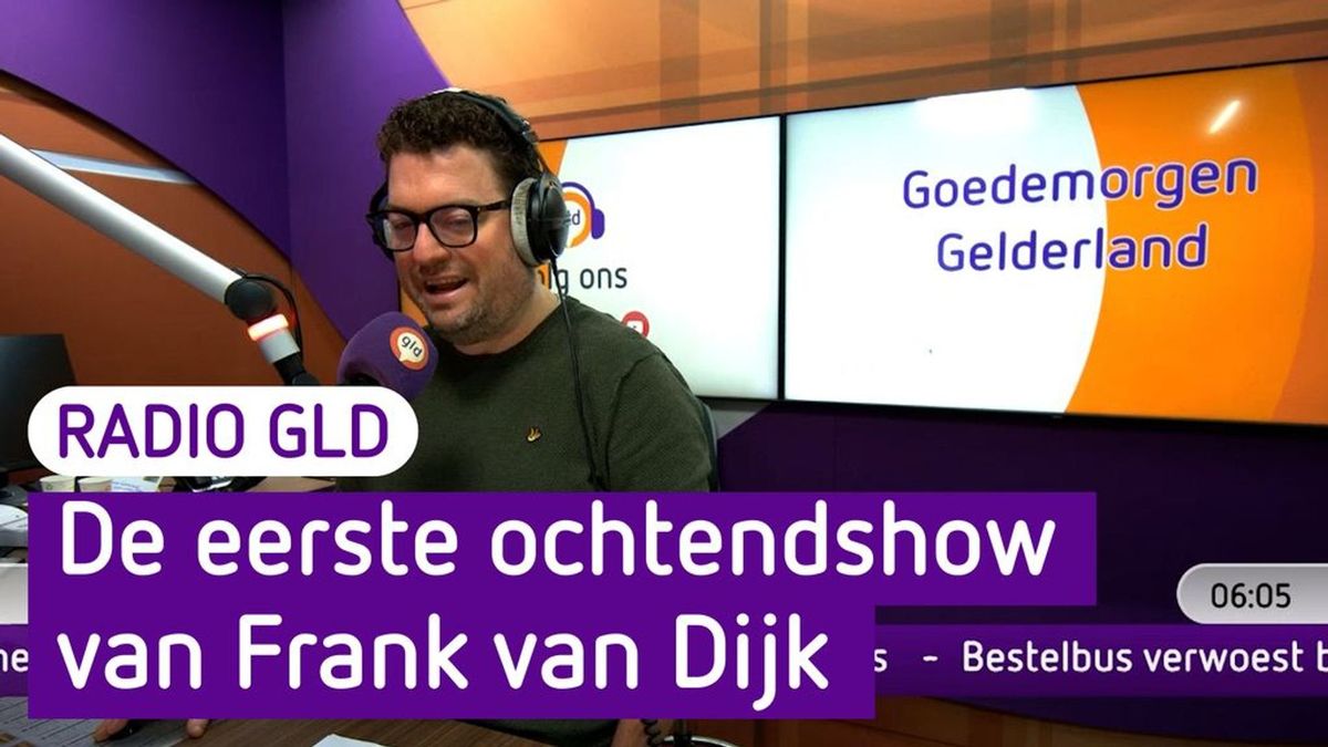 Frank van Dijk opende zijn show vanmorgen - Omroep Gelderland
