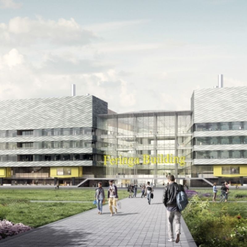 Nieuw gebouw Rijksuniversiteit Groningen vernoemd naar Ben Feringa - RTV Drenthe