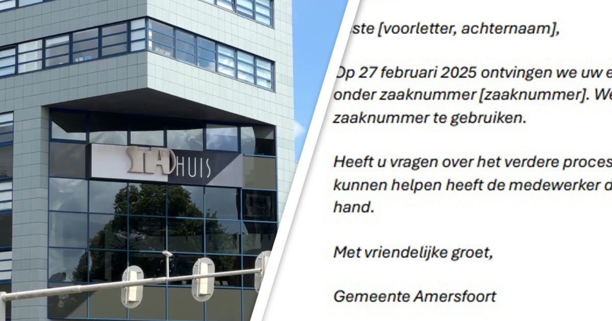 Foutje, sorry, zegt gemeente Amersfoort, maar het is geen datalek - RTV ...