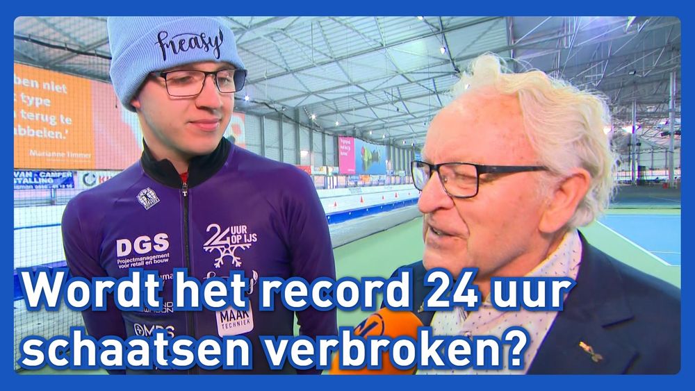 Wordt het wereldrecord 24 uur schaatsen verbroken? - RTV Noord