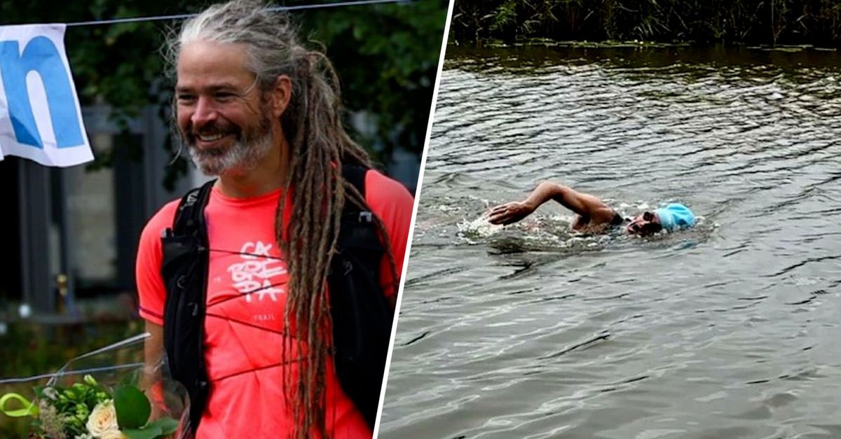 Eltjo volbrengt Elfsteden-triatlon: 'Ga ik niet nog een keer doen ...
