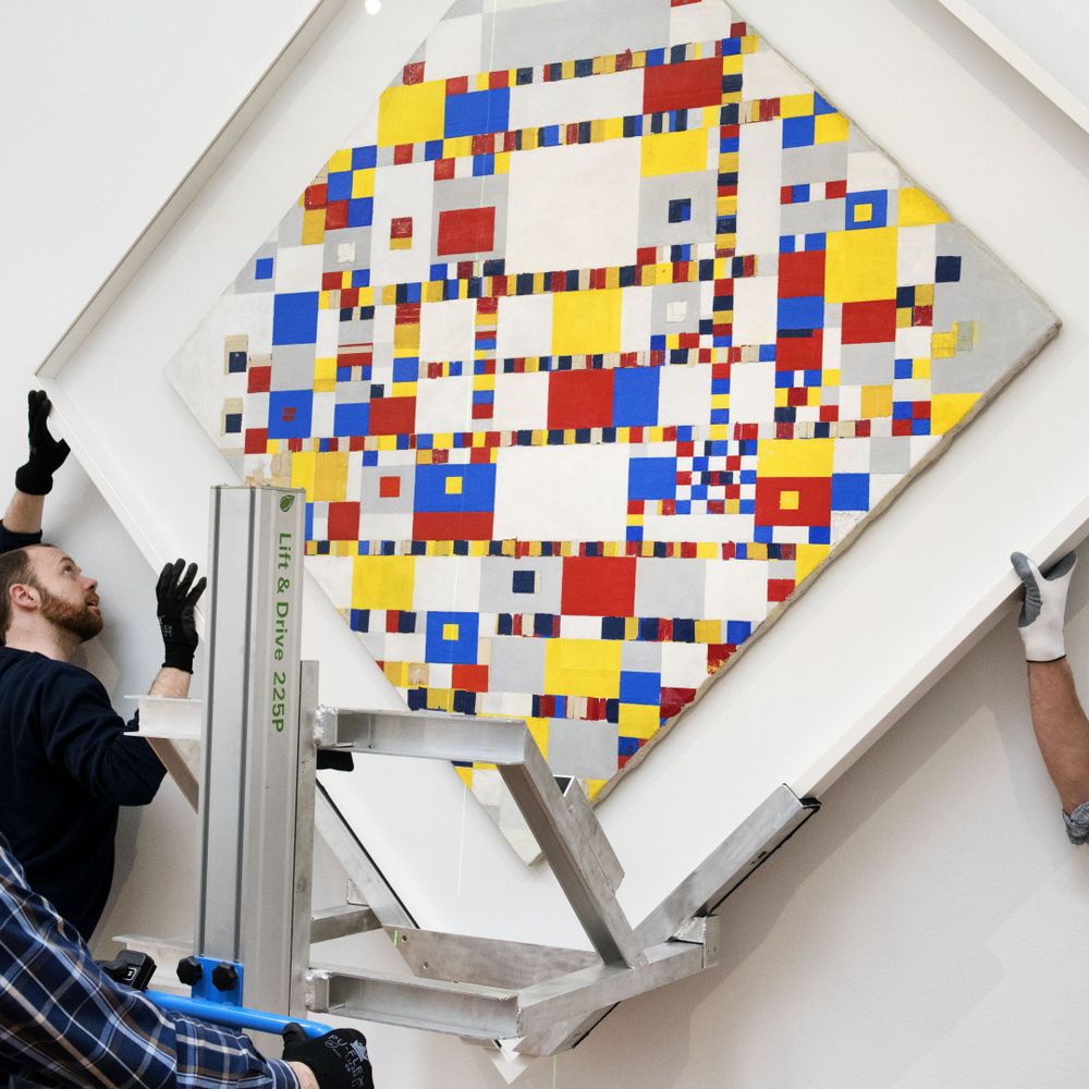 Schilderijen Mondriaan na ruim tachtig jaar weer samen in Kunstmuseum ...