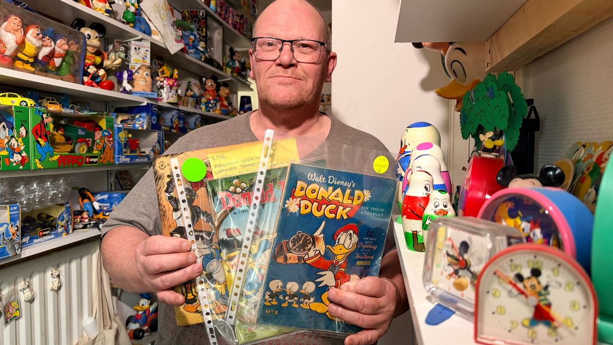 Patrick heeft megaverzameling Donald Ducks: ‘Je kan er een huis van ...