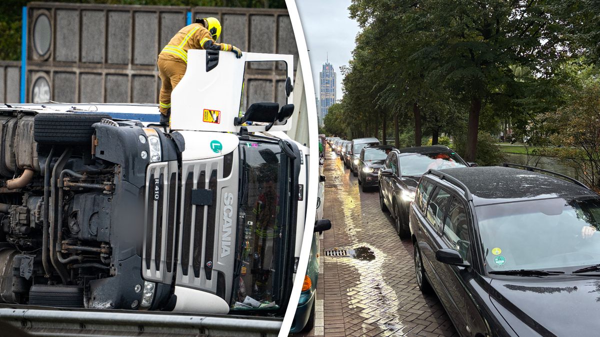 Verkeerschaos in Rotterdam eindelijk klaar: 'Het was een vervelende combinatie van factoren ...