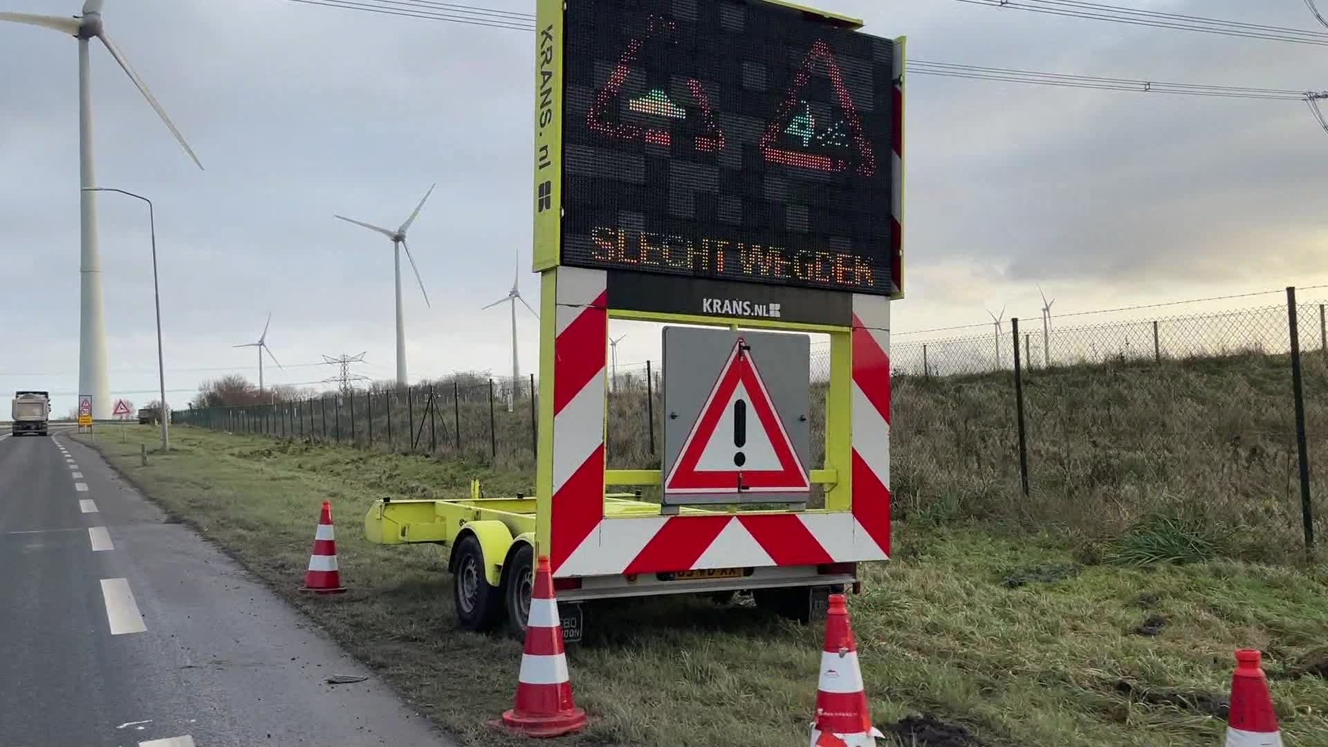 Wegdek N33 wordt hersteld: 35 kilometer weg afgesloten tot half maart ...