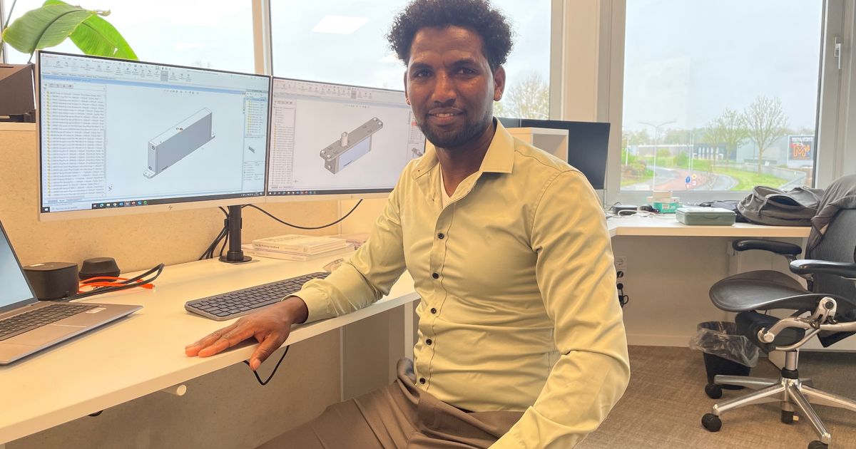 Merhawi vluchtte uit Eritrea en kwam door Hanze-programma snel op ...