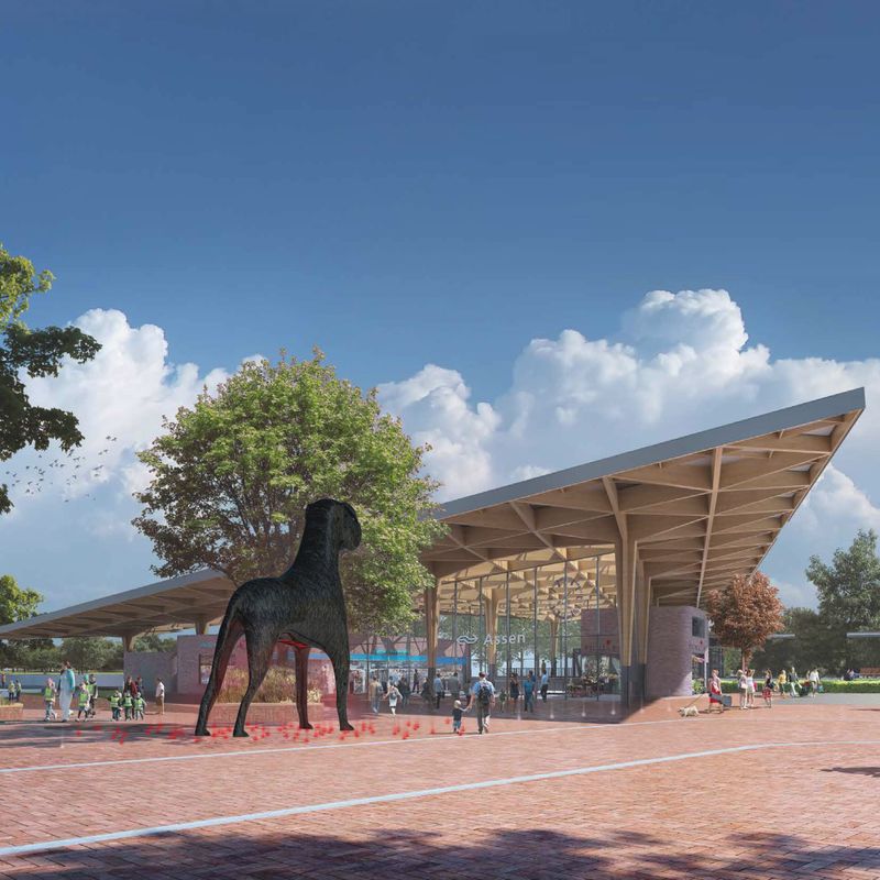 Omstreden hond Mannes komt toch bij het station in Assen - RTV Drenthe