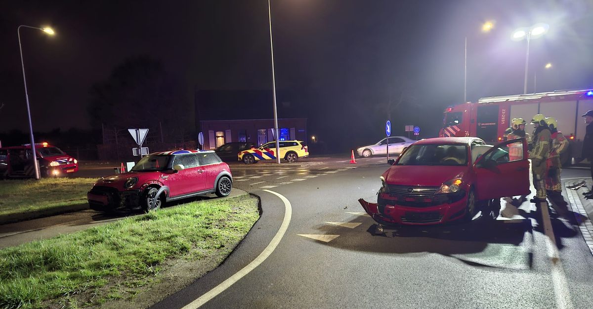 Gewonde bij botsing tussen twee auto's - L1 Nieuws