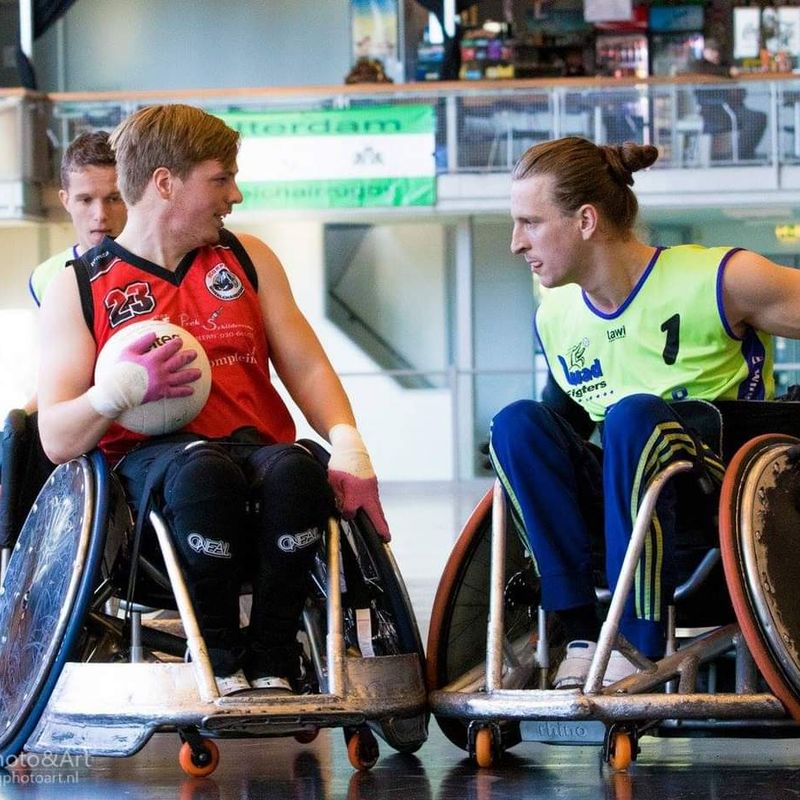 Rolstoelrugby is niet voor watjes; Zeeuwse oud-international hoopt dat ...