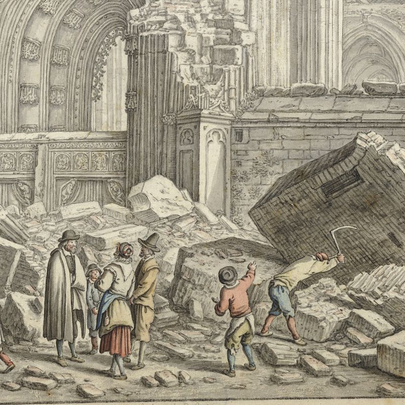 Zo staat Utrecht stil bij het instorten van de Domkerk - RTV Utrecht