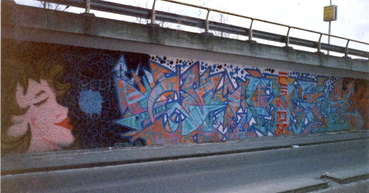 Graffiti keert terug onder Emmaviaduct, kunstenaarsduo maakt ruimtewerk ...