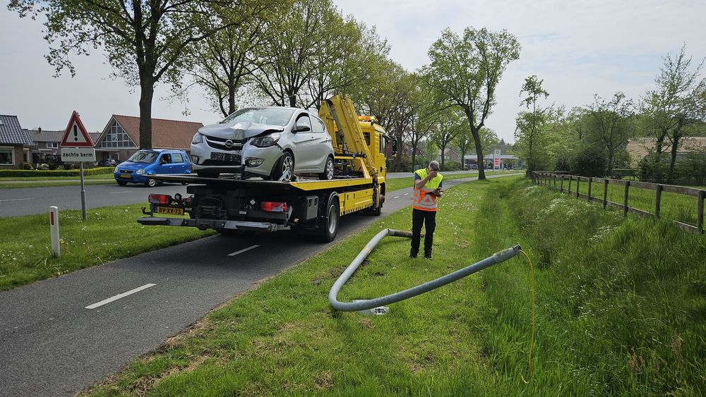 Automobilist gewond bij raken paal bij Havelte - RTV Drenthe