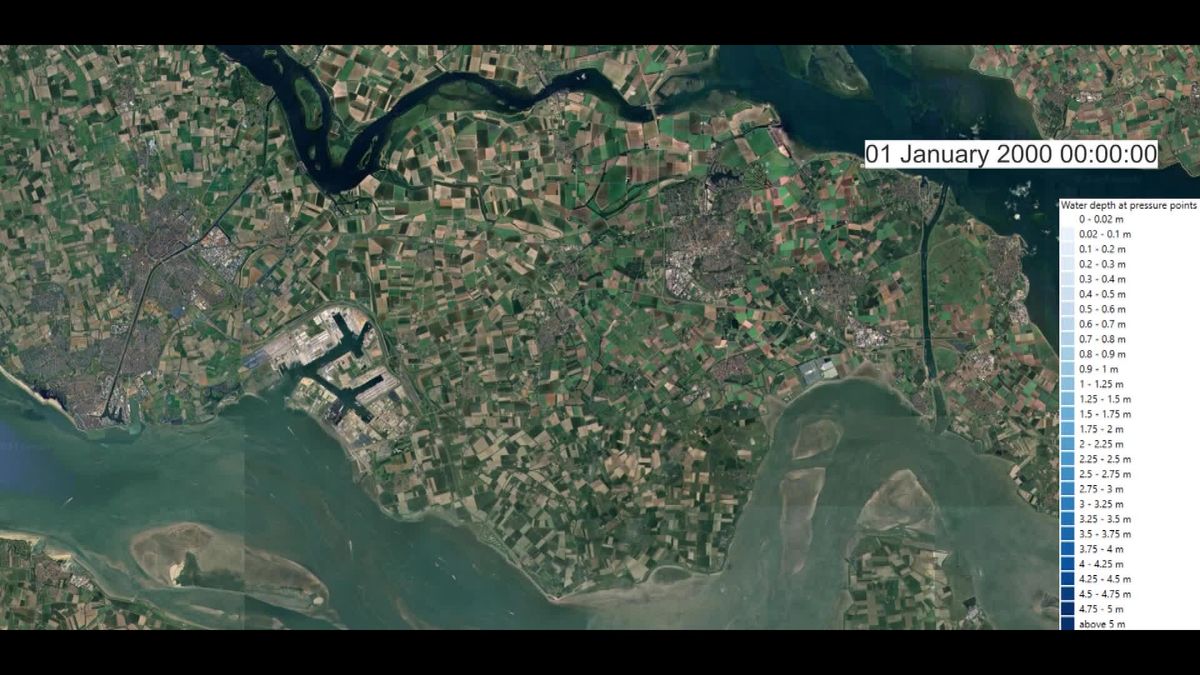 Hoe ver het water komt als de dijk doorbreekt in de toekomst - Omroep ...