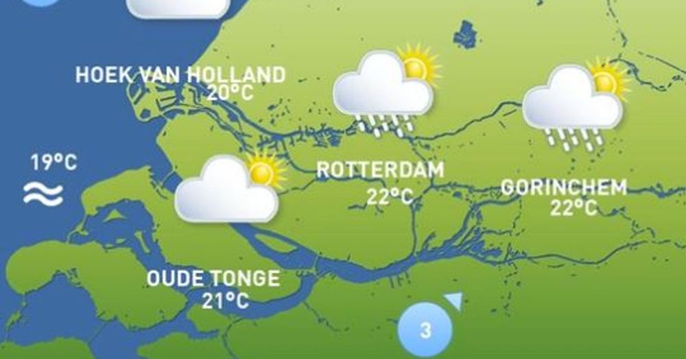 Het weer van vandaag: in de middag meer zon, vooral aan de kust - Rijnmond