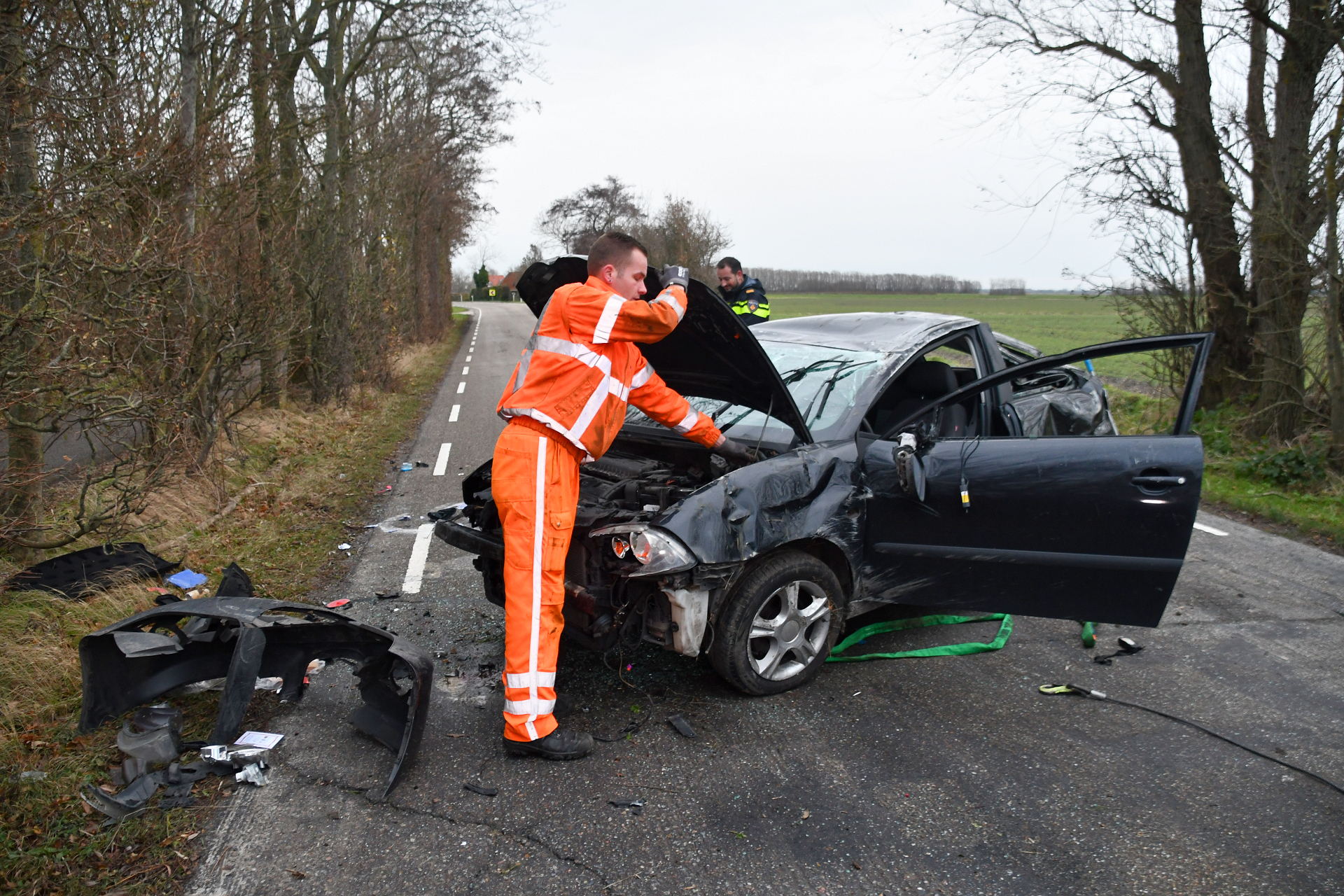 Automobilisten negeren wegafzetting na ongeluk: 'Op korte termijn ...